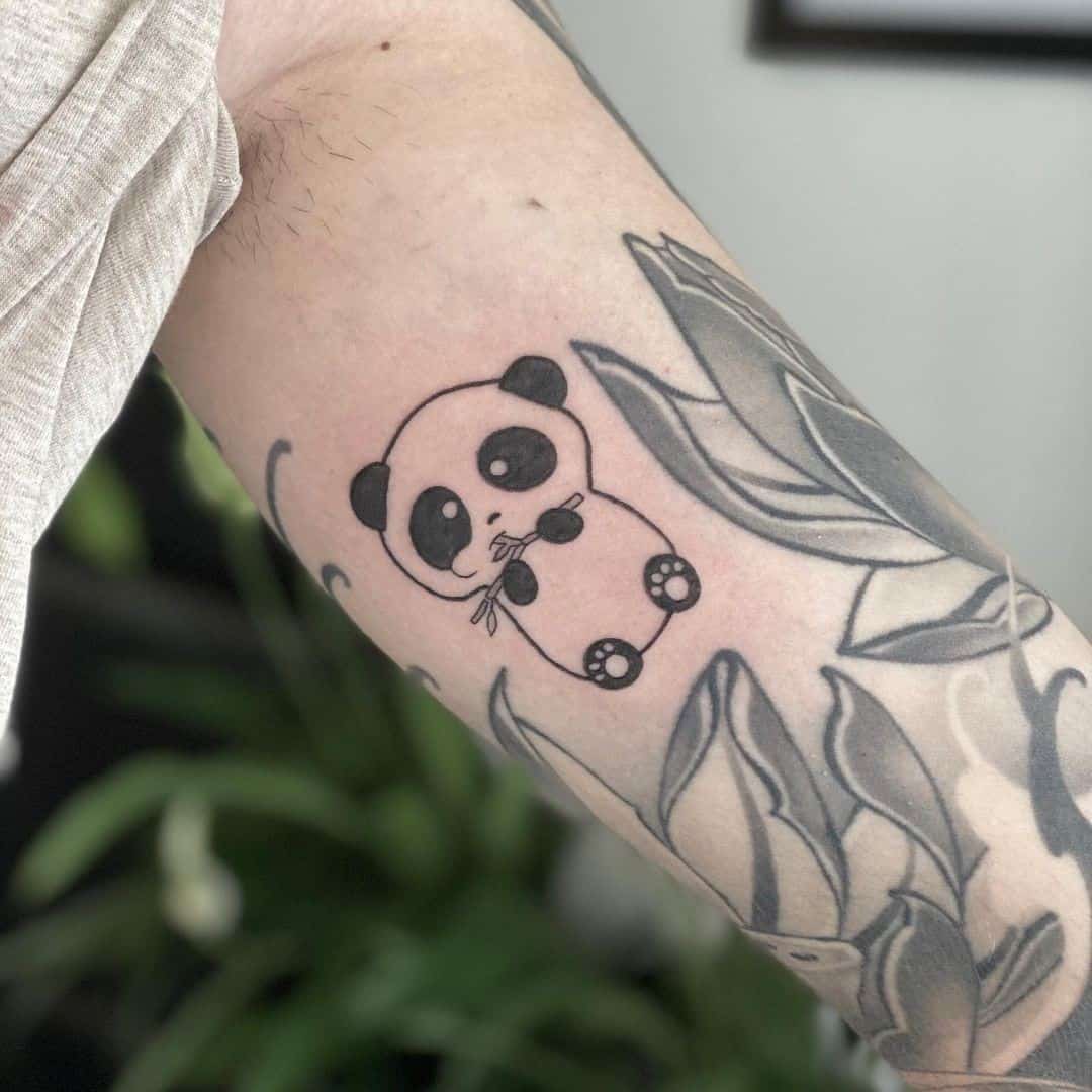 Mosaic Panda Tattoos