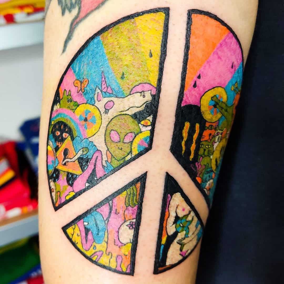 30+ Tattoos That Symbolize Peace (2023 Updated) - Saved Tattoo